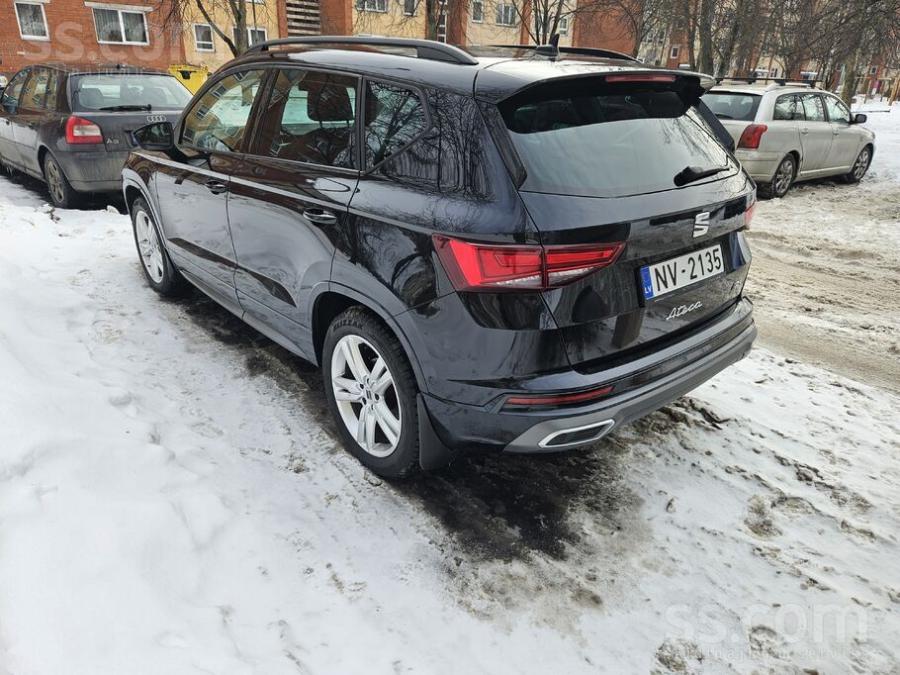 Черный Сеат Ateca 2021 в Рига, объемом двигателя 2.00 л и пробегом 97 тыс. км за 23900 €, фото 5 на AUTOMOTO.COM.LV