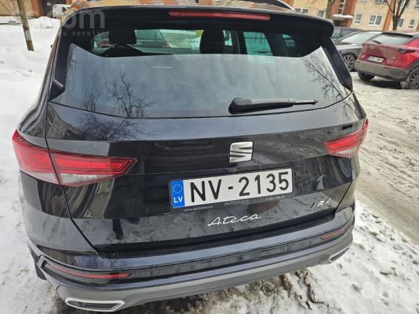 Black SEAT Ateca 2021 in Riga, with an engine capacity of 2.00 L and mileage of 97 thousand km for 23900 €, photo 5 on AUTOMOTO.COM.LV