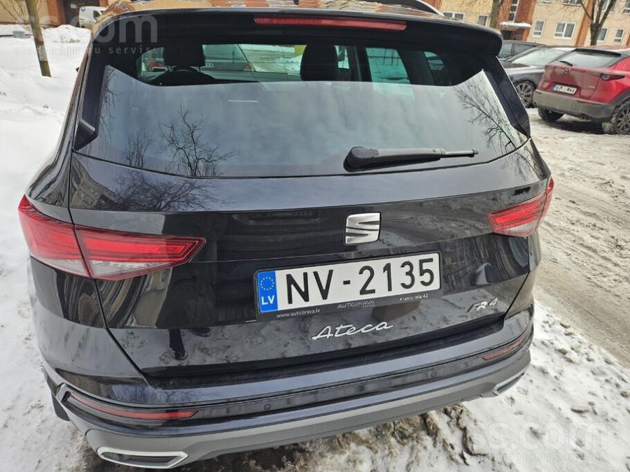 Черный Сеат Ateca 2021 в Рига, объемом двигателя 2.00 л и пробегом 97 тыс. км за 23900 €, фото 6 на AUTOMOTO.COM.LV