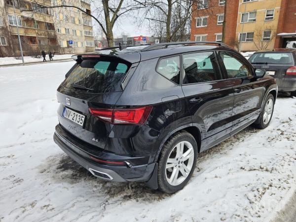 Black SEAT Ateca 2021 in Riga, with an engine capacity of 2.00 L and mileage of 97 thousand km for 23900 €, photo 7 on AUTOMOTO.COM.LV