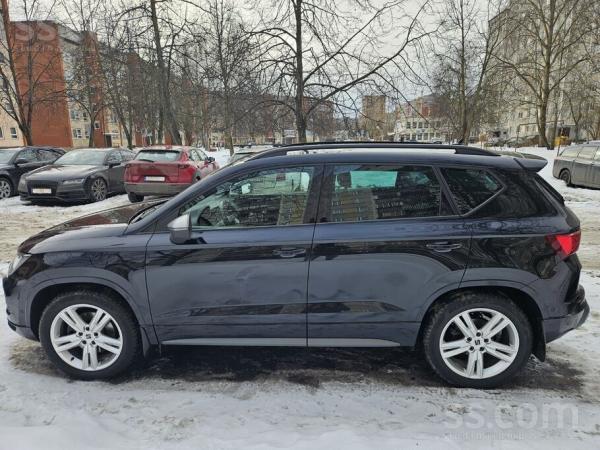 Black SEAT Ateca 2021 in Riga, with an engine capacity of 2.00 L and mileage of 97 thousand km for 23900 €, photo 8 on AUTOMOTO.COM.LV