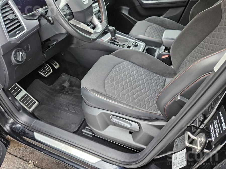 Черный Сеат Ateca 2021 в Рига, объемом двигателя 2.00 л и пробегом 97 тыс. км за 23900 €, фото 11 на AUTOMOTO.COM.LV