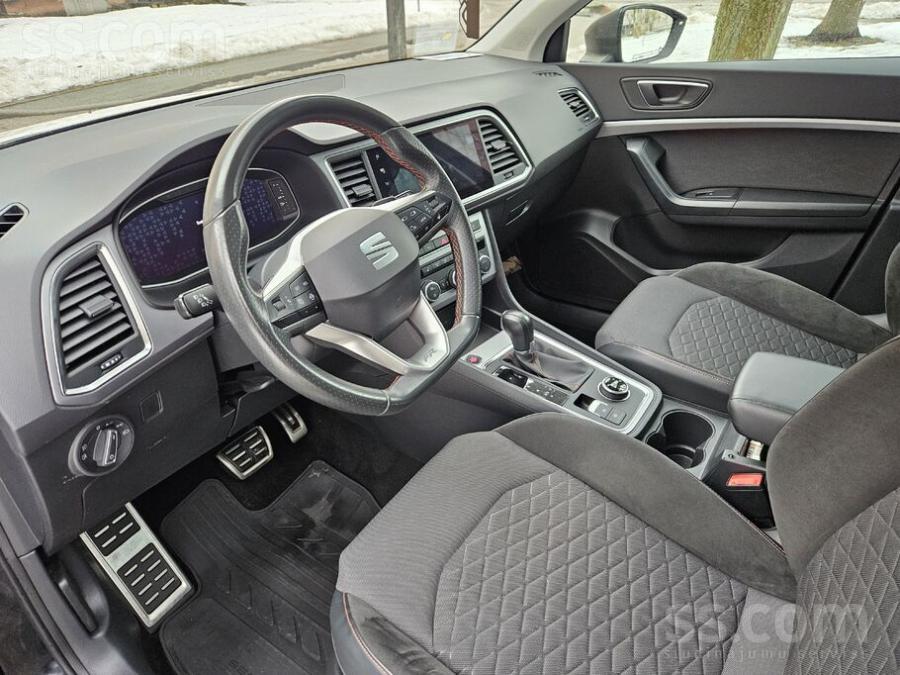 Черный Сеат Ateca 2021 в Рига, объемом двигателя 2.00 л и пробегом 97 тыс. км за 23900 €, фото 12 на AUTOMOTO.COM.LV