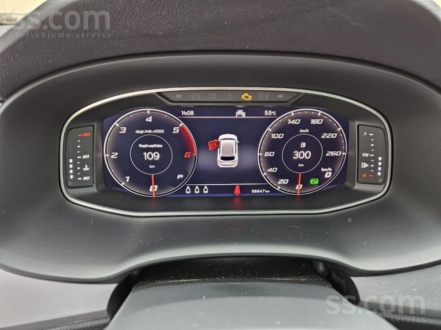 Черный Сеат Ateca 2021 в Рига, объемом двигателя 2.00 л и пробегом 97 тыс. км за 23900 €, фото 13 на AUTOMOTO.COM.LV