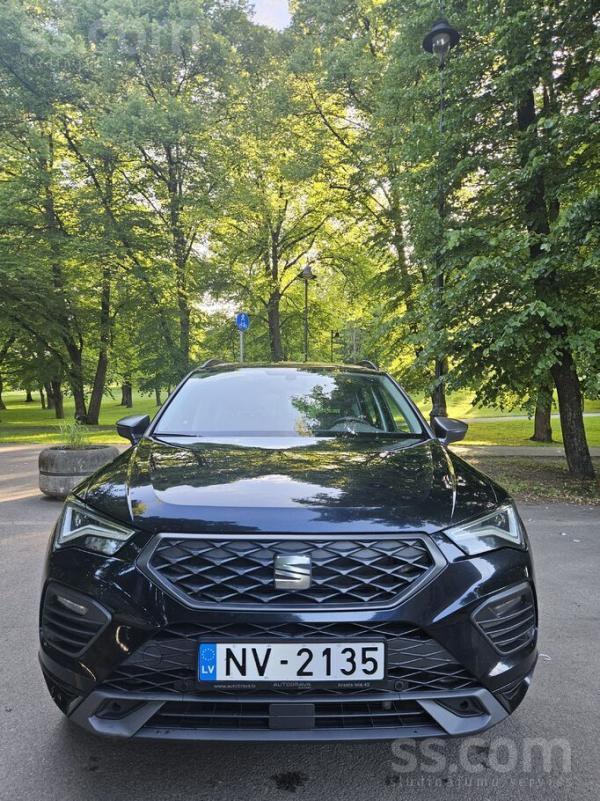 Черный Сеат Ateca 2021 в Рига, объемом двигателя 2.00 л и пробегом 97 тыс. км за 23400 €, фото 1 на AUTOMOTO.COM.LV