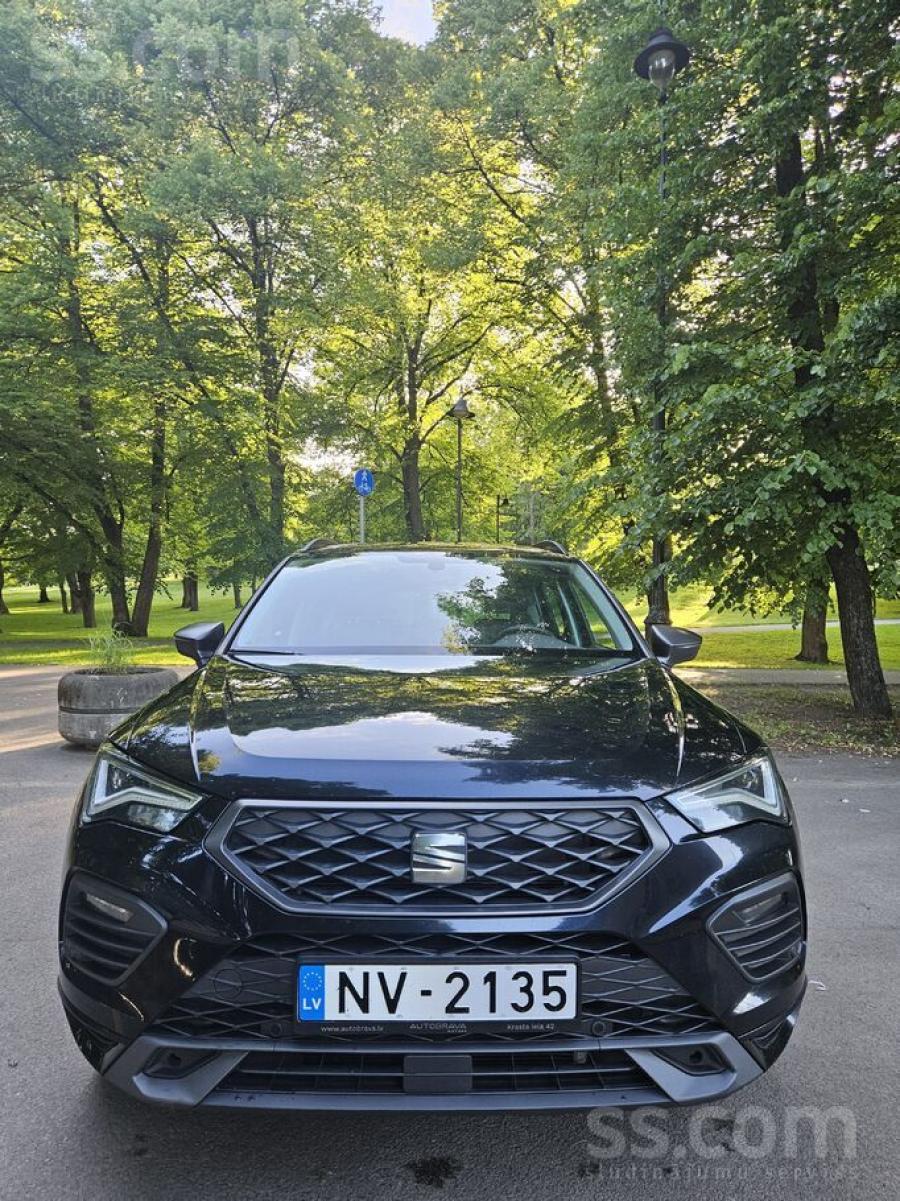 Черный Сеат Ateca 2021 в Рига, объемом двигателя 2.00 л и пробегом 97 тыс. км за 23400 €, фото 1 на AUTOMOTO.COM.LV