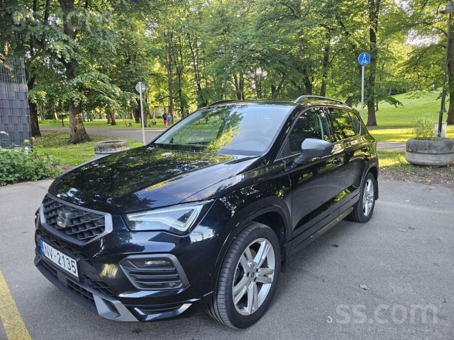 Черный Сеат Ateca 2021 в Рига, объемом двигателя 2.00 л и пробегом 97 тыс. км за 23400 €, фото 3 на AUTOMOTO.COM.LV