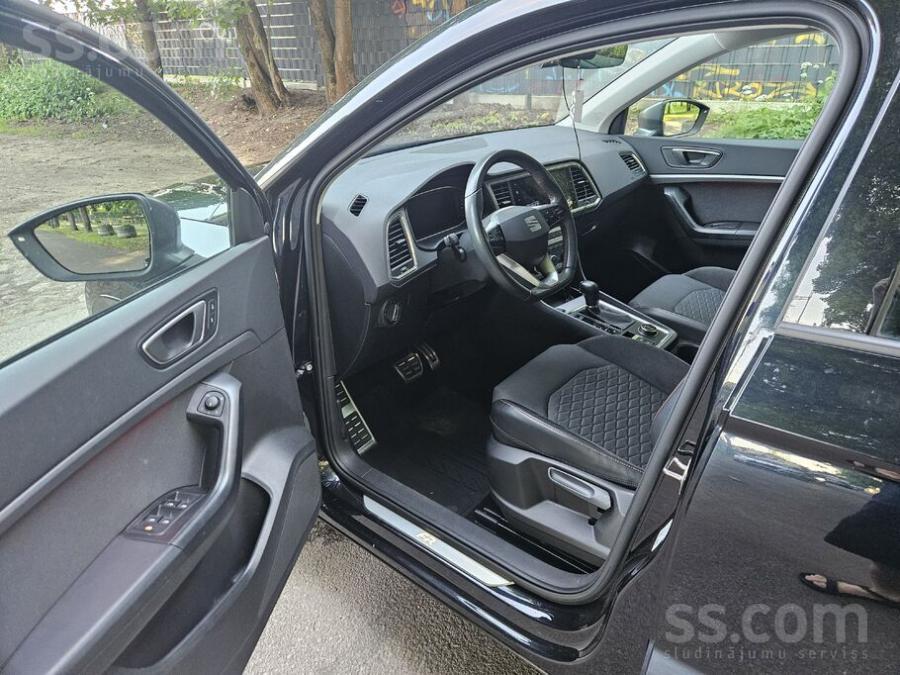 Черный Сеат Ateca 2021 в Рига, объемом двигателя 2.00 л и пробегом 97 тыс. км за 23400 €, фото 9 на AUTOMOTO.COM.LV