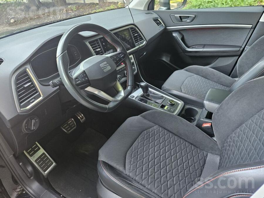 Черный Сеат Ateca 2021 в Рига, объемом двигателя 2.00 л и пробегом 97 тыс. км за 23400 €, фото 10 на AUTOMOTO.COM.LV