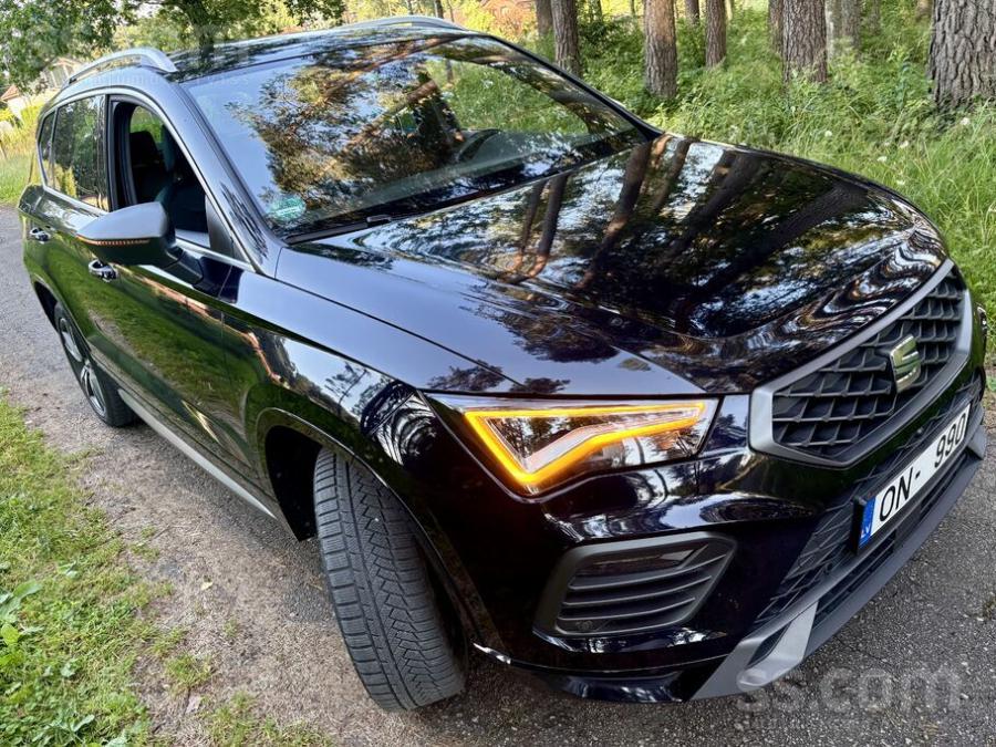 Черный Сеат Ateca 2021 в Рига, объемом двигателя 1.50 л и пробегом 0 тыс. км за 16500 €, фото 1 на AUTOMOTO.COM.LV