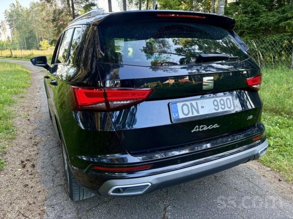 Black SEAT Ateca 2021 in Riga, with an engine capacity of 1.50 L and mileage of 0 thousand km for 16500 €, photo 9 on AUTOMOTO.COM.LV