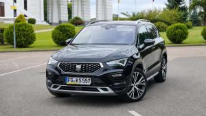 Черный Сеат Ateca 2021 в Электренай, объемом двигателя 1.97 л и пробегом 190 тыс. км за 18800 €, фото  на AUTOMOTO.COM.LV