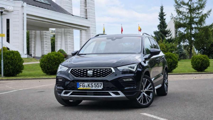 Черный Сеат Ateca 2021 в Электренай, объемом двигателя 1.97 л и пробегом 190 тыс. км за 18800 €, фото 3 на AUTOMOTO.COM.LV