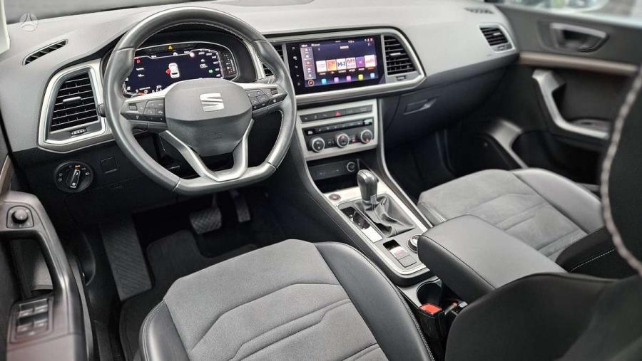 Черный Сеат Ateca 2021 в Электренай, объемом двигателя 1.97 л и пробегом 190 тыс. км за 18800 €, фото 15 на AUTOMOTO.COM.LV
