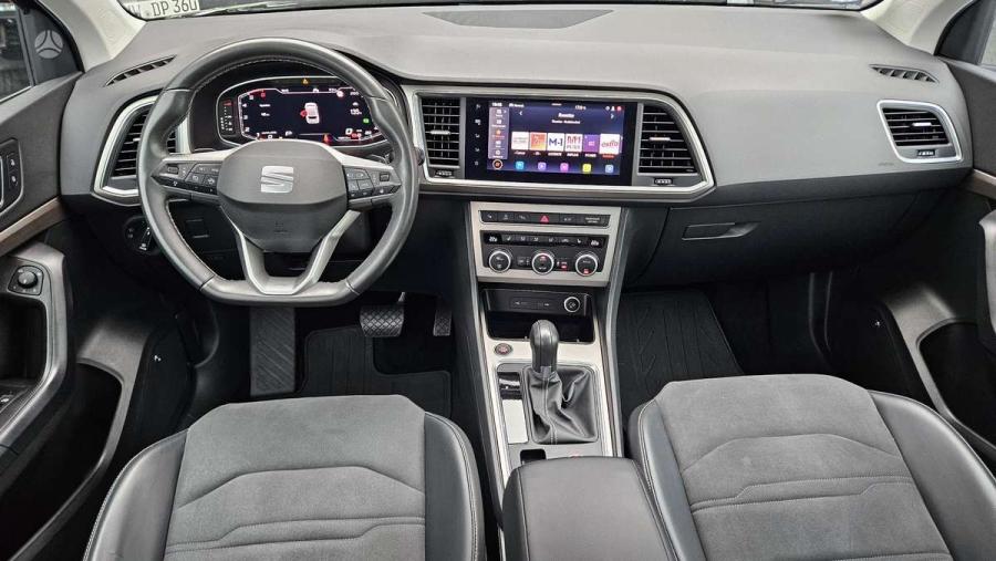 Черный Сеат Ateca 2021 в Электренай, объемом двигателя 1.97 л и пробегом 190 тыс. км за 18800 €, фото 16 на AUTOMOTO.COM.LV