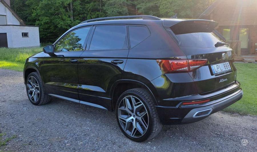 Melns SEAT Ateca 2021 Alīta, ar dzinēja tilpumu 1.50 L un nobraukumu 69 tūkst. km par 18900 €, foto 8 vietnē AUTOMOTO.COM.LV