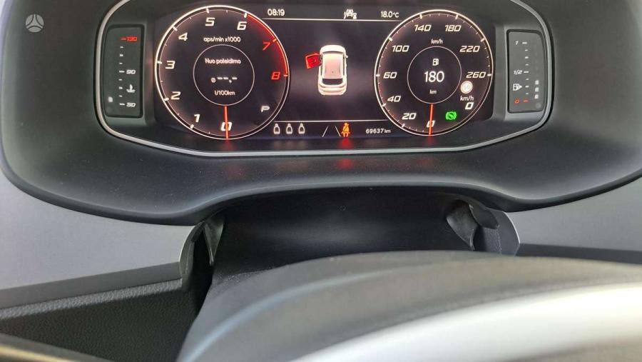 Melns SEAT Ateca 2021 Alīta, ar dzinēja tilpumu 1.50 L un nobraukumu 69 tūkst. km par 18900 €, foto 26 vietnē AUTOMOTO.COM.LV