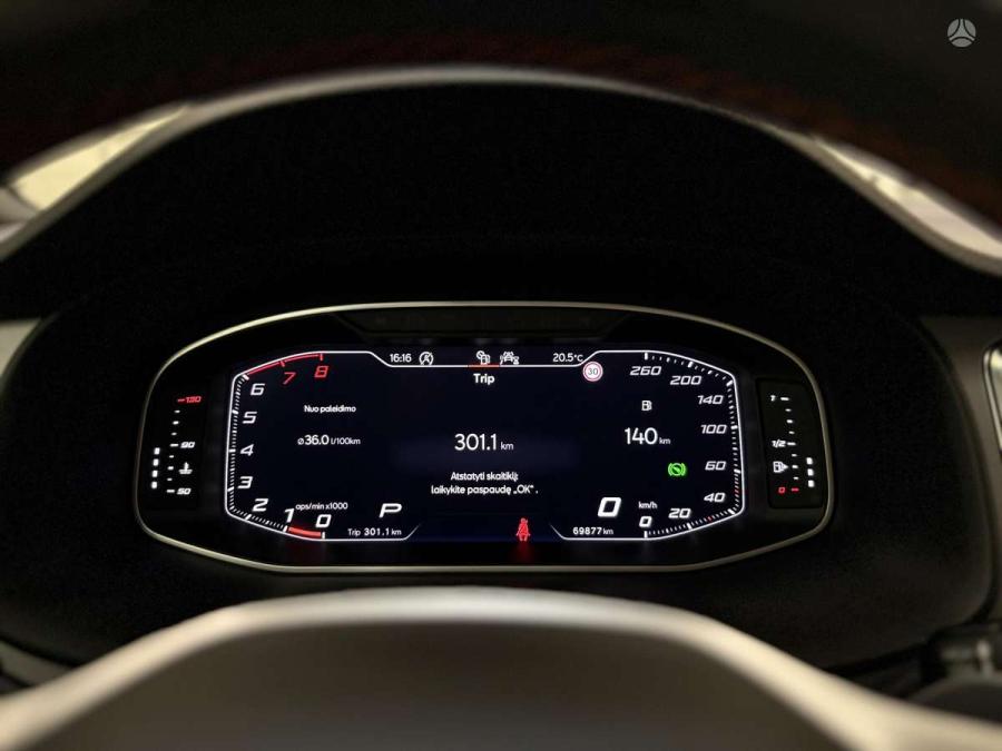 Melns SEAT Ateca 2021 Viļņa, ar dzinēja tilpumu 1.50 L un nobraukumu 70 tūkst. km par 20490 €, foto 21 vietnē AUTOMOTO.COM.LV