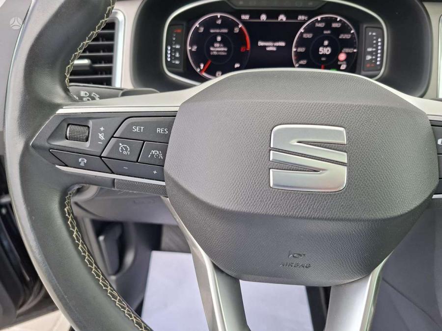 Melns SEAT Ateca 2022 Viļņa, ar dzinēja tilpumu 1.97 L un nobraukumu 151 tūkst. km par 21500 €, foto 20 vietnē AUTOMOTO.COM.LV