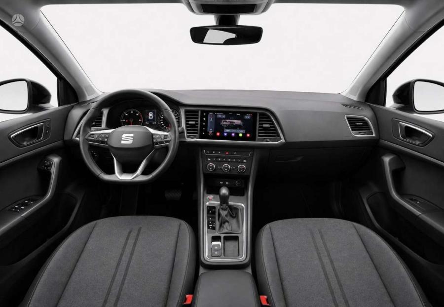 Black SEAT Ateca 2022 in Kaunas, with an engine capacity of 1.97 L and mileage of 80 thousand km for 19500 €, photo 6 on AUTOMOTO.COM.LV