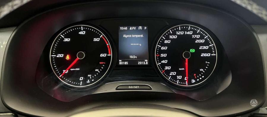 Black SEAT Ateca 2022 in Kaunas, with an engine capacity of 1.97 L and mileage of 80 thousand km for 19500 €, photo 11 on AUTOMOTO.COM.LV
