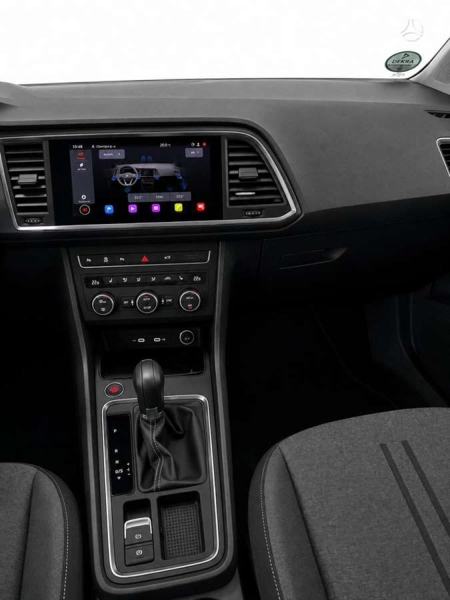 Black SEAT Ateca 2022 in Kaunas, with an engine capacity of 1.97 L and mileage of 80 thousand km for 19500 €, photo 12 on AUTOMOTO.COM.LV