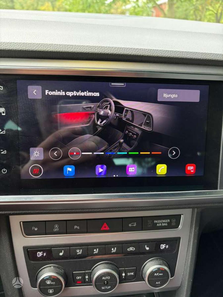 Black SEAT Ateca 2022 in Panevezys, with an engine capacity of 1.50 L and mileage of 188 thousand km for 17450 €, photo 31 on AUTOMOTO.COM.LV