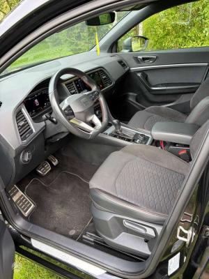 Black SEAT Ateca 2022 in Panevezys, with an engine capacity of 1.50 L and mileage of 188 thousand km for 17450 €, photo 33 on AUTOMOTO.COM.LV