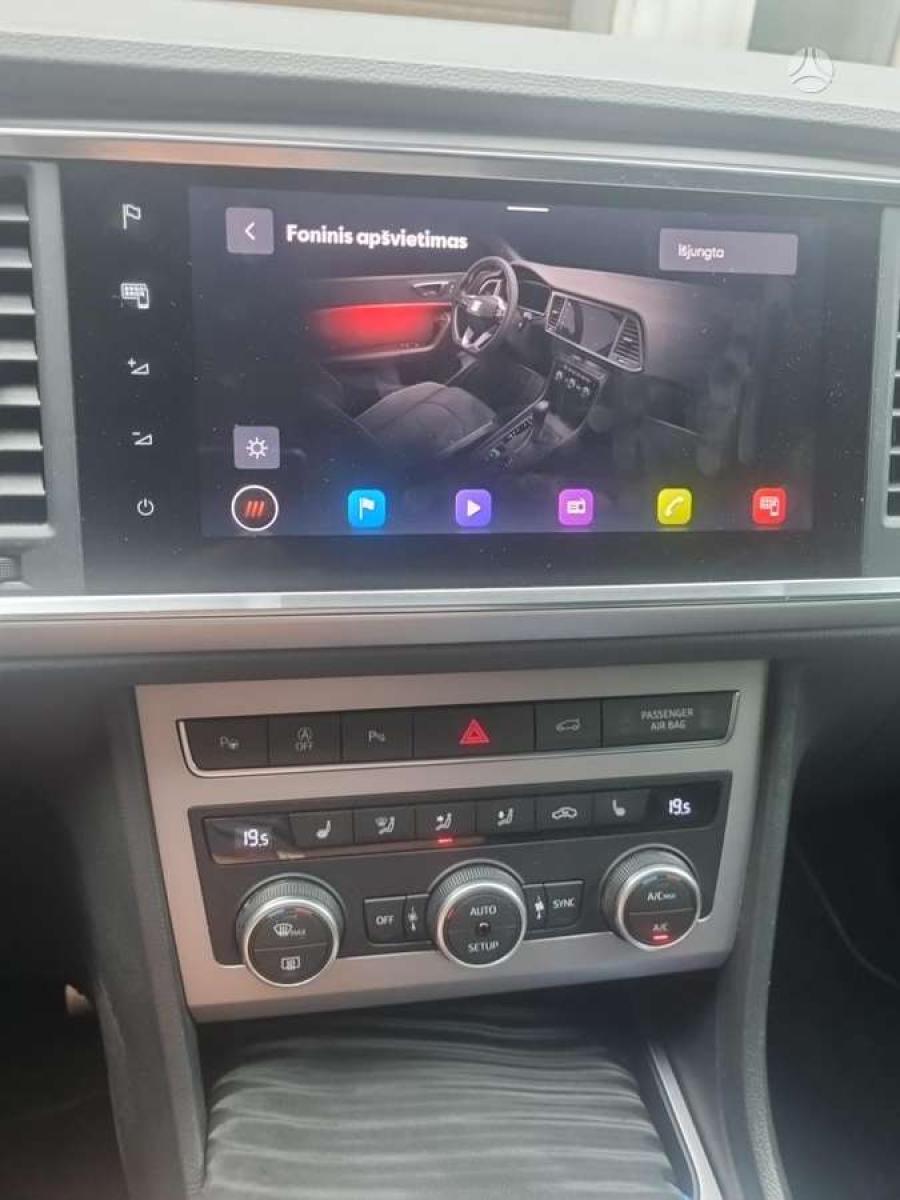 Black SEAT Ateca 2022 in Panevezys, with an engine capacity of 1.50 L and mileage of 188 thousand km for 17450 €, photo 40 on AUTOMOTO.COM.LV
