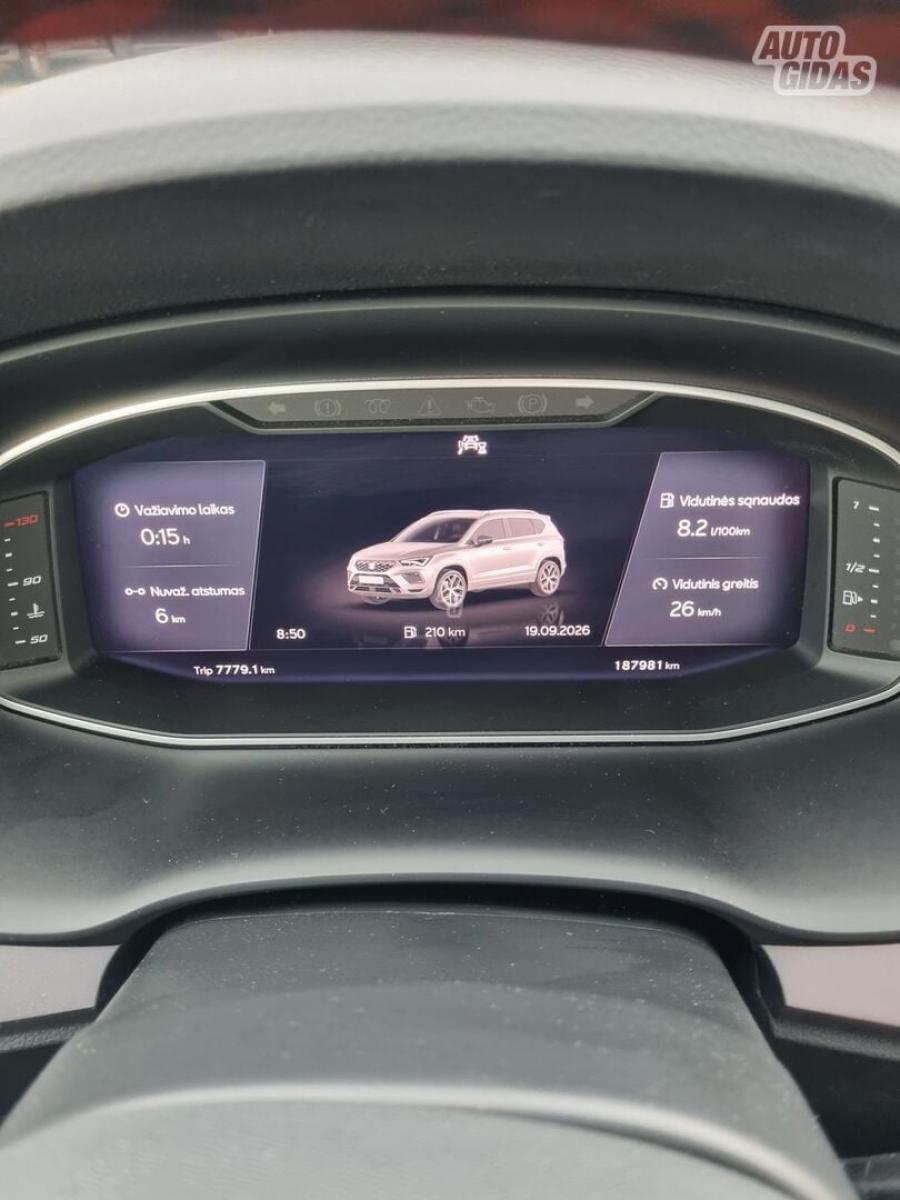 Черный Сеат Ateca 2022 в Паневежис, объемом двигателя 1.50 л и пробегом 189 тыс. км за 17450 €, фото 25 на AUTOMOTO.COM.LV