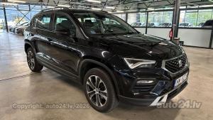 Black SEAT Ateca 2023 in Riga, with an engine capacity of 1.50 L and mileage of 35 thousand km for 22900 €, photo 6 on AUTOMOTO.COM.LV