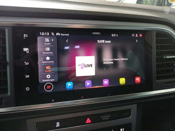 Black SEAT Ateca 2023 in Vilnius, with an engine capacity of 1.50 L and mileage of 100 thousand km for 21660 €, photo 9 on AUTOMOTO.COM.LV