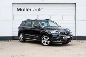 Black SEAT Ateca 2023 in Riga, with an engine capacity of 1.50 L and mileage of 102 thousand km for 20950 €, photo 3 on AUTOMOTO.COM.LV
