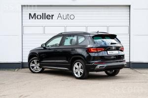 Black SEAT Ateca 2023 in Riga, with an engine capacity of 1.50 L and mileage of 102 thousand km for 20950 €, photo 4 on AUTOMOTO.COM.LV
