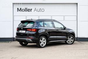 Black SEAT Ateca 2023 in Riga, with an engine capacity of 1.50 L and mileage of 102 thousand km for 20950 €, photo 5 on AUTOMOTO.COM.LV