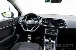 Black SEAT Ateca 2023 in Riga, with an engine capacity of 1.50 L and mileage of 102 thousand km for 20950 €, photo 11 on AUTOMOTO.COM.LV