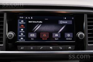 Black SEAT Ateca 2023 in Riga, with an engine capacity of 1.50 L and mileage of 102 thousand km for 20950 €, photo 15 on AUTOMOTO.COM.LV