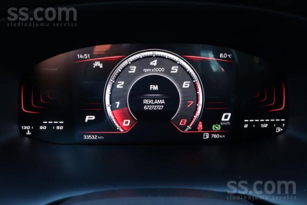 Черный Сеат Ateca 2024 в Рига, объемом двигателя 1.50 л и пробегом 34 тыс. км за 24490 €, фото 11 на AUTOMOTO.COM.LV