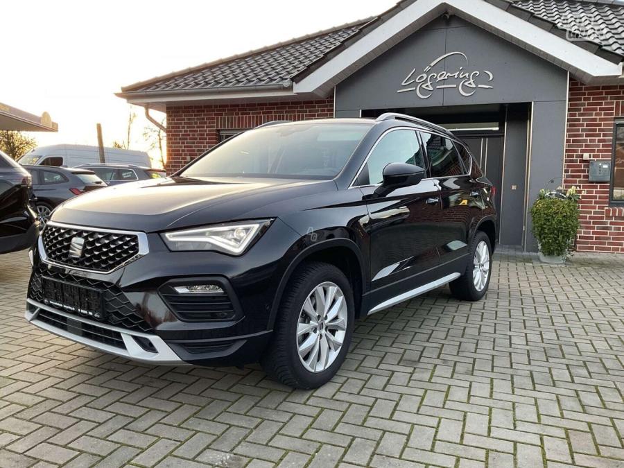 Black SEAT Ateca 2024 in Kaunas, with an engine capacity of 1.50 L and mileage of 19 thousand km for 29658 €, photo 1 on AUTOMOTO.COM.LV