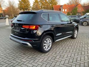 Black SEAT Ateca 2024 in Kaunas, with an engine capacity of 1.50 L and mileage of 19 thousand km for 29658 €, photo 5 on AUTOMOTO.COM.LV