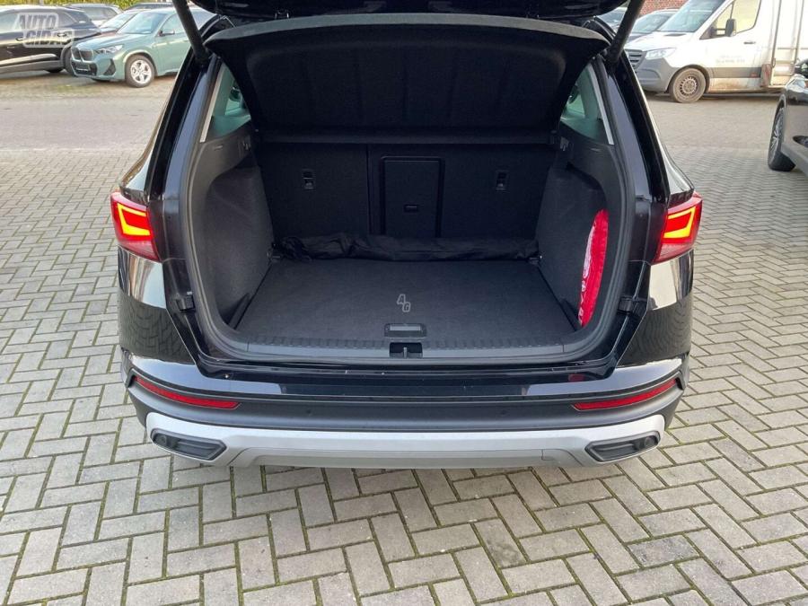 Black SEAT Ateca 2024 in Kaunas, with an engine capacity of 1.50 L and mileage of 19 thousand km for 29658 €, photo 8 on AUTOMOTO.COM.LV