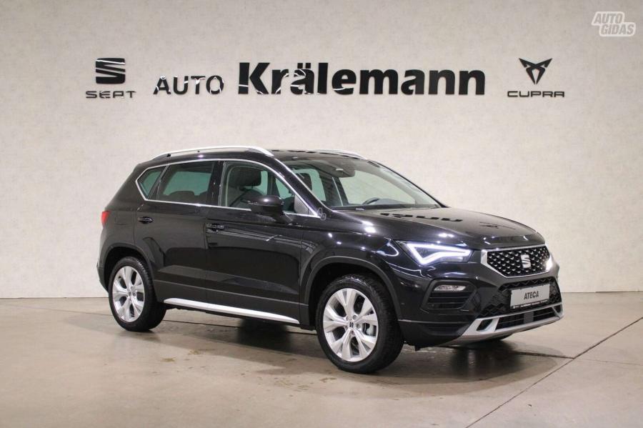 Melns SEAT Ateca 2024 Kauņa, ar dzinēja tilpumu 1.50 L un nobraukumu 19 tūkst. km par 33000 €, foto 1 vietnē AUTOMOTO.COM.LV