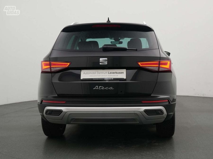 Melns SEAT Ateca 2024 Kauņa, ar dzinēja tilpumu 1.50 L un nobraukumu 12 tūkst. km par 32576 €, foto 4 vietnē AUTOMOTO.COM.LV