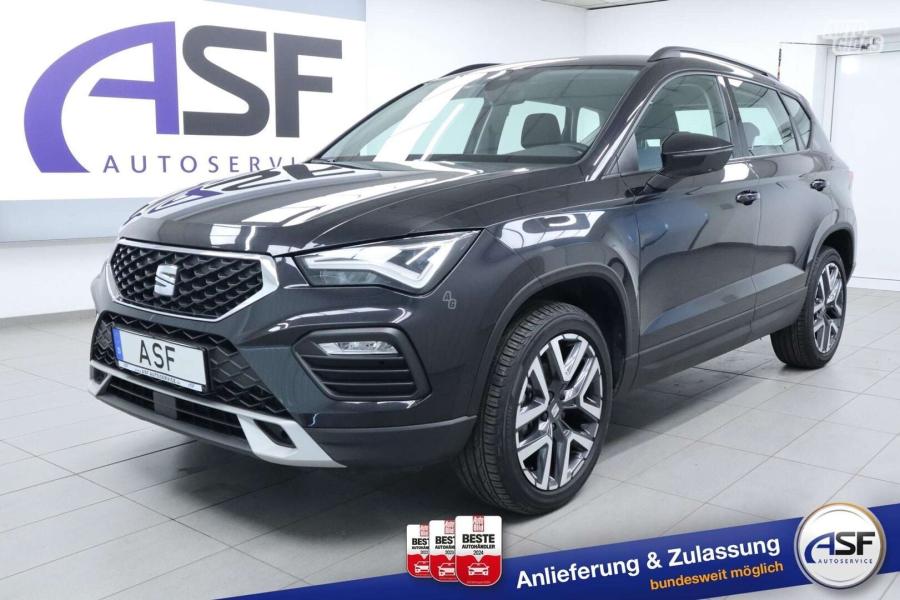 Melns SEAT Ateca 2024 Kauņa, ar dzinēja tilpumu 1.50 L un nobraukumu 20 tūkst. km par 30046 €, foto 1 vietnē AUTOMOTO.COM.LV
