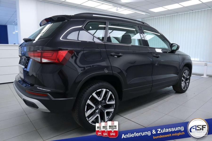 Melns SEAT Ateca 2024 Kauņa, ar dzinēja tilpumu 1.50 L un nobraukumu 20 tūkst. km par 30046 €, foto 7 vietnē AUTOMOTO.COM.LV