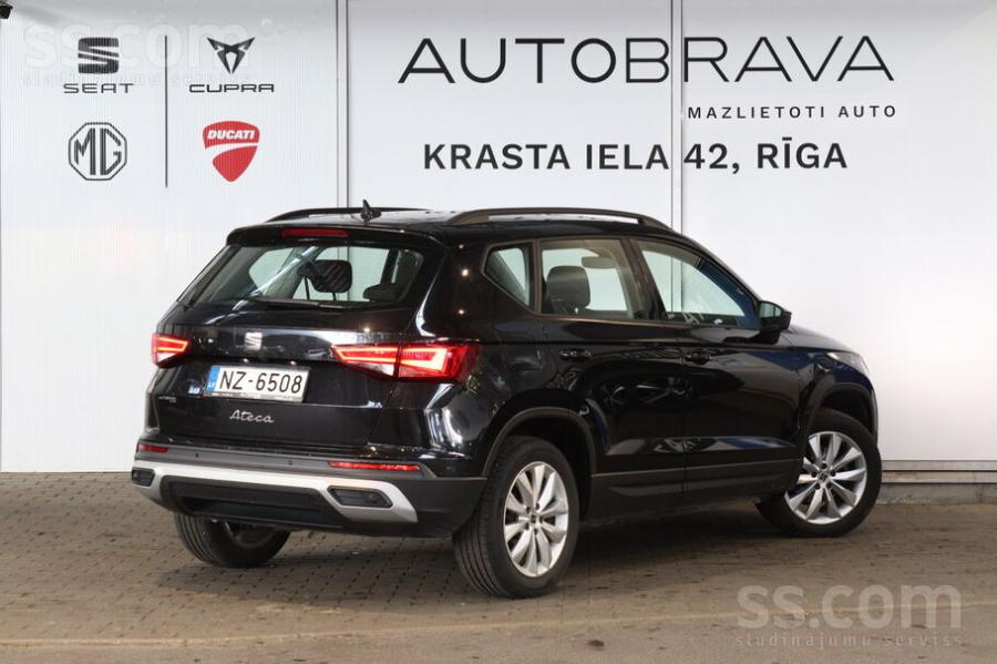 Melns SEAT Ateca 2024 Rīga, ar dzinēja tilpumu 1.50 L un nobraukumu 34 tūkst. km par 24490 €, foto 7 vietnē AUTOMOTO.COM.LV