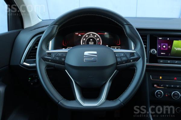 Black SEAT Ateca 2024 in Riga, with an engine capacity of 1.50 L and mileage of 34 thousand km for 24490 €, photo 10 on AUTOMOTO.COM.LV