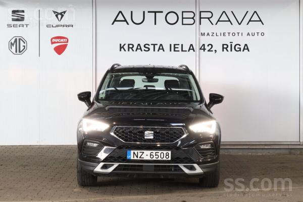 Черный Сеат Ateca 2024 в Рига, объемом двигателя 1.50 л и пробегом 34 тыс. км за 24490 €, фото 2 на AUTOMOTO.COM.LV