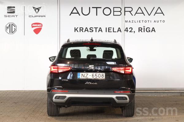 Черный Сеат Ateca 2024 в Рига, объемом двигателя 1.50 л и пробегом 34 тыс. км за 24490 €, фото 7 на AUTOMOTO.COM.LV