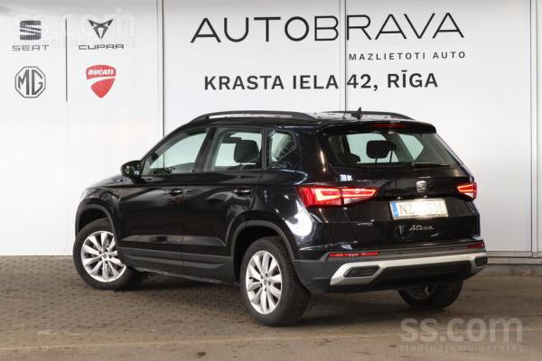 Черный Сеат Ateca 2024 в Рига, объемом двигателя 1.50 л и пробегом 34 тыс. км за 24490 €, фото 8 на AUTOMOTO.COM.LV